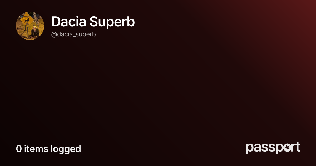 Dacia Superb — passport